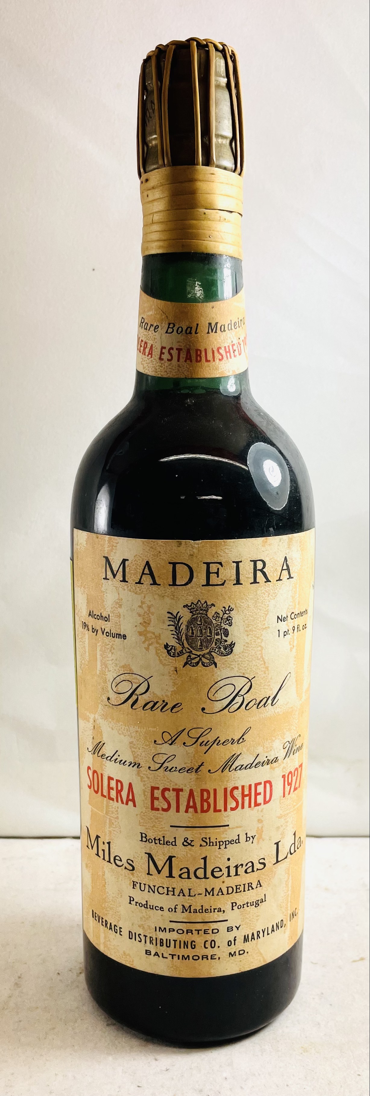 Madeira Rare Boal Solera, Miles | Portugal | Shop | Paulson Rare Wine